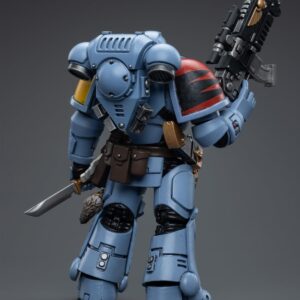 Pipigirl JoyToy 40K Space Marine Genuine License 1/18 Soldier, 4inch Models Space Marines Action Figures Kits (Space Wolves Intercessors)