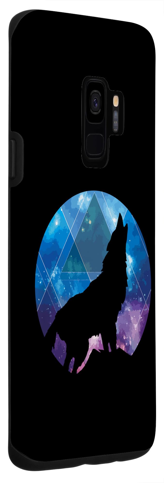 Galaxy S9 Wolf Galaxy Space Cosmic Howling Wolves Wolf Lover Gift Case