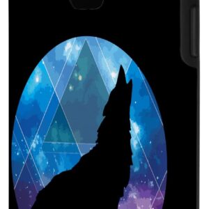 Galaxy S9 Wolf Galaxy Space Cosmic Howling Wolves Wolf Lover Gift Case