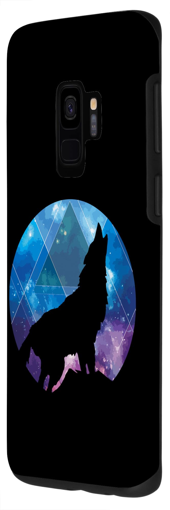 Galaxy S9 Wolf Galaxy Space Cosmic Howling Wolves Wolf Lover Gift Case