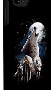 iPhone 11 Pro Space Wolves Cosmic Snow Wolf Howling At Moon Case