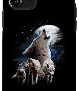 iPhone 11 Pro Space Wolves Cosmic Snow Wolf Howling At Moon Case