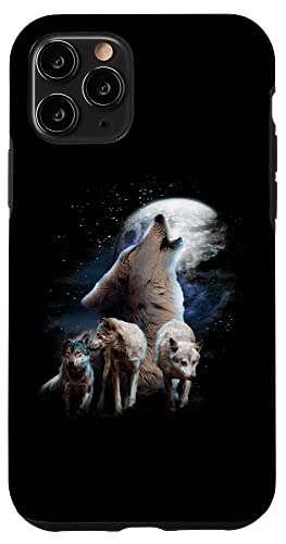 iPhone 11 Pro Space Wolves Cosmic Snow Wolf Howling At Moon Case