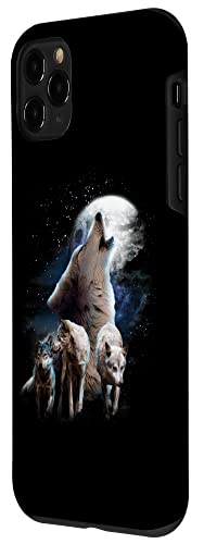 iPhone 11 Pro Space Wolves Cosmic Snow Wolf Howling At Moon Case