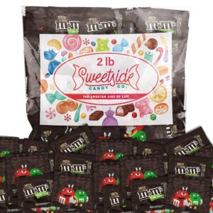 m&m's milk chocolate bundle - 2 pounds, 70 ct, fun mix of chocolate treats - candy bulk