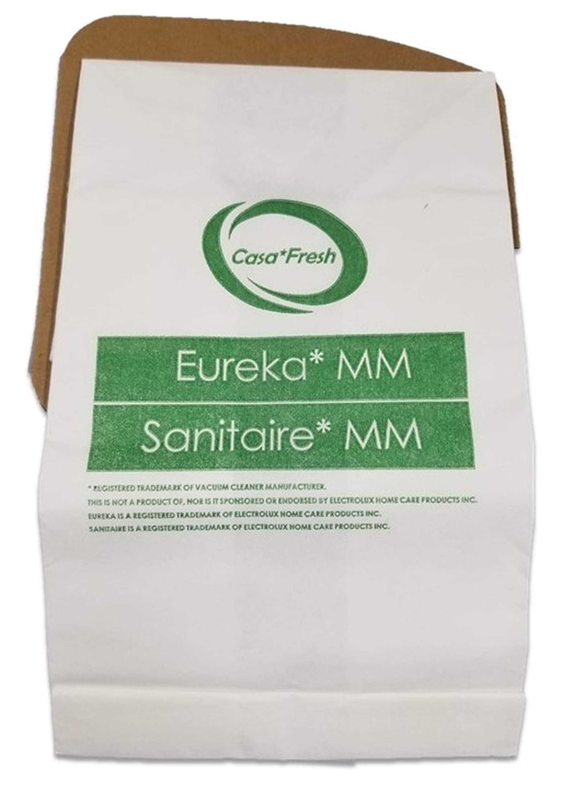 Casa Fresh 24 Pack Eureka MM Micro-Lined Mighty Mite and Sanitaire Allergen Filtration Vacuum Cleaner Bags. Compare To Part 60296C, 60295B, 60295A, 60295C