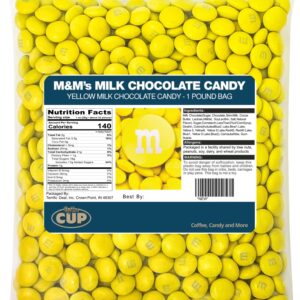 Yellow Milk Chocolate M&M's Candy (1 Pound Bag)