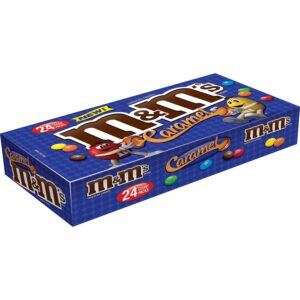 m&m's caramel singles, 24 count (pack of 1) - scl