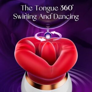 Vibrator Adult Sex Toys for Women - 3IN1 Mouth-Shaped Sucking Vibrator, 10 Tongue Licking 3 Sucking Nipples Anal Clit Sucker Vibrater, G Spot Vibrators Clitoral Stimulator Couples Sex Toys