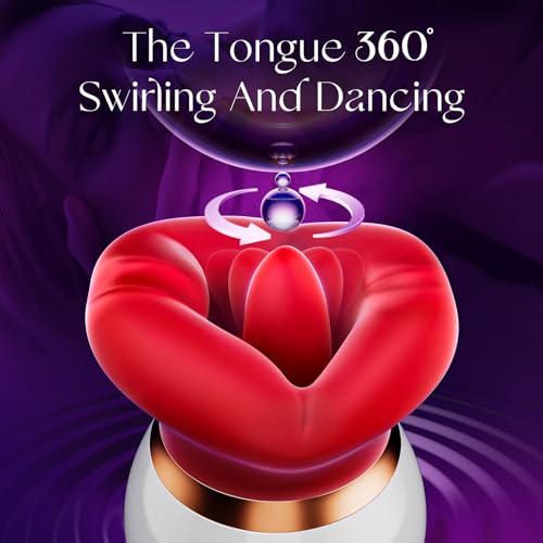 Vibrator Adult Sex Toys for Women - 3IN1 Mouth-Shaped Sucking Vibrator, 10 Tongue Licking 3 Sucking Nipples Anal Clit Sucker Vibrater, G Spot Vibrators Clitoral Stimulator Couples Sex Toys