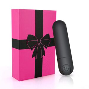 g spot bullet vibrator nipple clitorals stimulator usb rechargeable for travel - 10 modes portable waterproof mini vaginal anal massager adult sex toys for women(black)