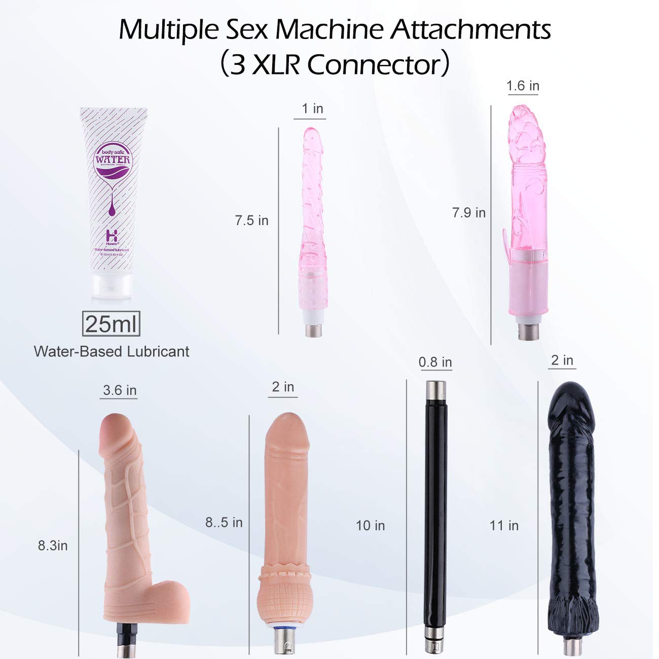 Sex Machine Thrusting Machines for Men Women,Love Machine Device Gun with 6 Attachments,3 XLR Connector Fucking Machine for Solo and Couples