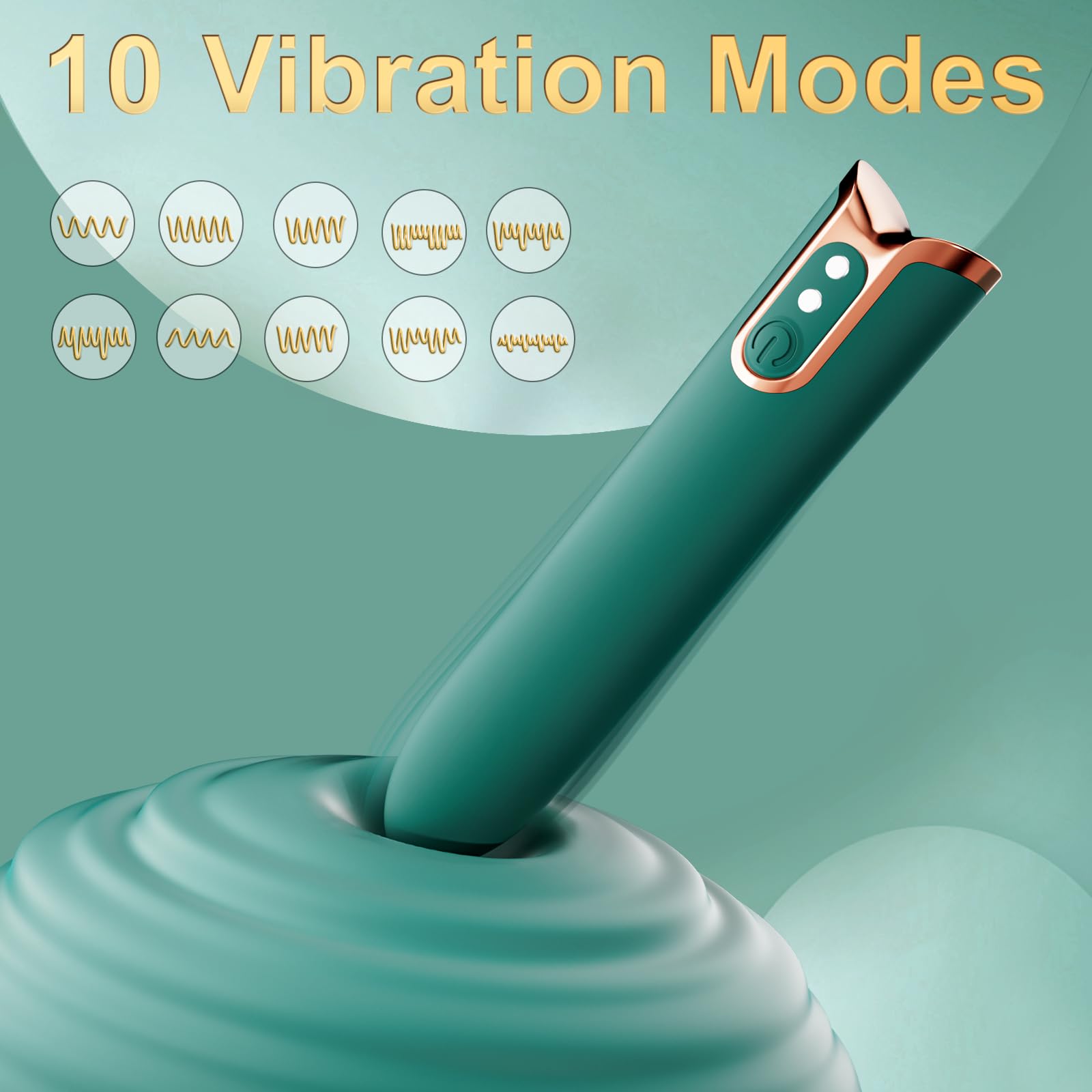 Adult Sex Toys for Women Bullet Vibrator - Clitoral G spot Sex Stimulation with 10 Vibrating Modes, Rechargeable Mini Finger Vibrator Female Sex Toys Vibrators for Couple Adult Toys & Games