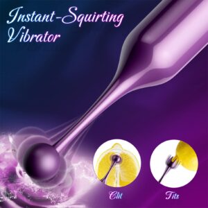 Clitoral Vibrator Sex Stimulator Toy for Women Pleasure, Precision Targeted Nipple Clip Mini Anal Clit Bullet Vibrator with 10 Powerful Vibrations, Rechargeable Quiet Female Adult Toy…