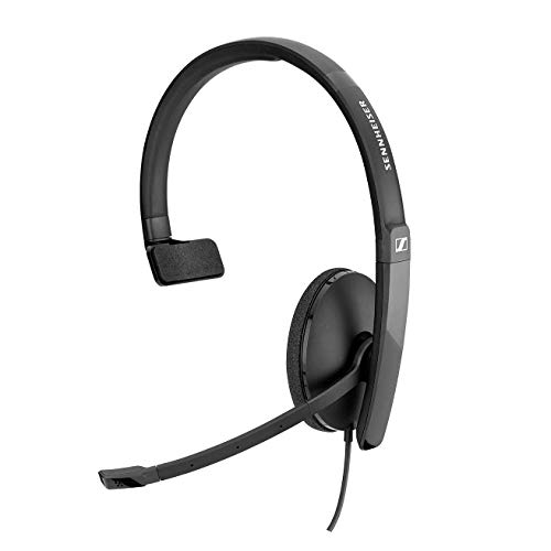 Sennheiser SC 135 USB-C (508355) - Single-Sided (Monaural) Headset for Business Professionals | with HD Stereo Sound, Noise-Canceling Microphone, & USB-C Connector (Black)