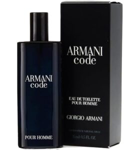 giorgio armani code eau de toilette spray for men, 0.5 ounce