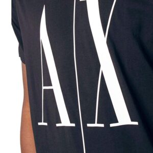 A|X ARMANI EXCHANGE mens Icon Graphic T-shirt T Shirt, Navy, Large US