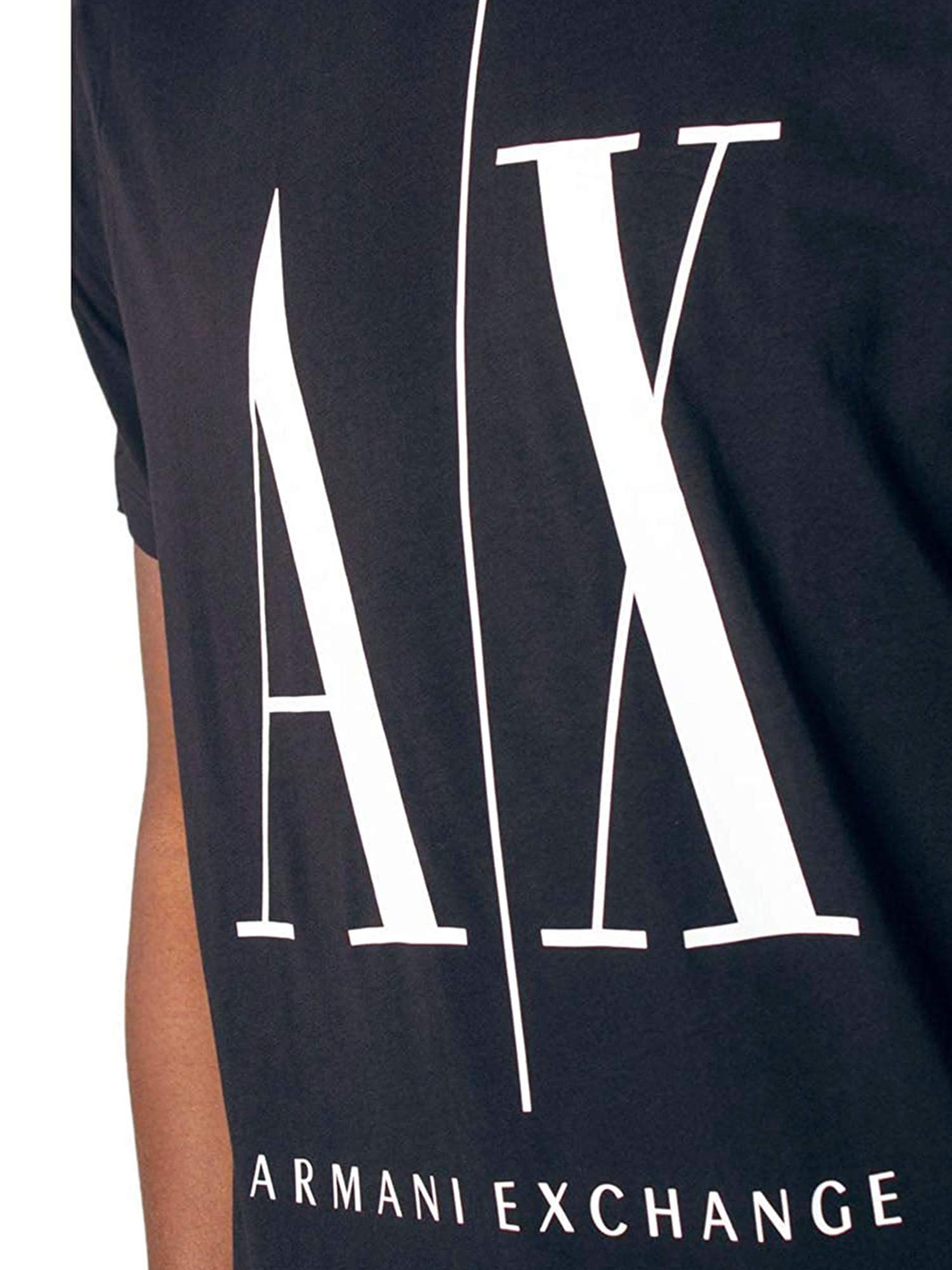 A|X ARMANI EXCHANGE mens Icon Graphic T-shirt T Shirt, Navy, Large US