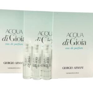 GIORGIO ARMANI Acqua Di Gioia Sample Perfume Women EDP Eau De Parfum Spray 1.2 ml / 0.04 oz - set of 3