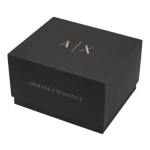 A｜X ARMANI EXCHANGE Men's Black Stainless Steel Watch & Bracelet Gift Set (Model: AX7102)