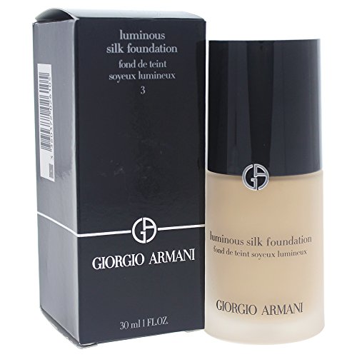 Giorgio Armani Luminous Silk Foundation, No. 3 Light/Warm, 1 Ounce