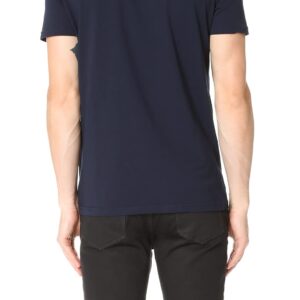 Emporio Armani Men's Cotton Crew Neck T-shirt Base Layer Top, Grey/Navy/Black, Medium US