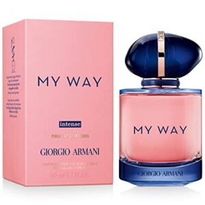 Giorgio Armani My Way Intense for Women Eau de Parfum Spray Rechargeable Refillable, 1.7 Ounce