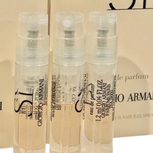 GIORGIO ARMANI Si EDP Sample Perfume Women Spray 1.2 ml / 0.04 oz - set of 3