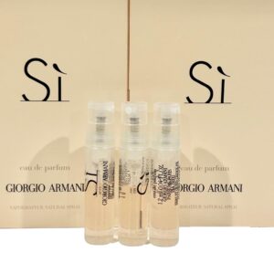 GIORGIO ARMANI Si EDP Sample Perfume Women Spray 1.2 ml / 0.04 oz - set of 3