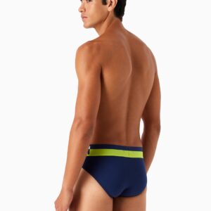 Emporio Armani Men's Megalogo Brief, Ink