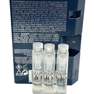 GIORGIO ARMANI Acqua Di GIO Profondo Sample Spray Perfume 1.2ml / 0.04 oz - 3 PCS set