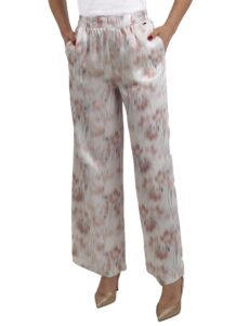 a｜x armani exchange women's print pants, opt. white secret garden, 14