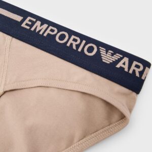 Emporio Armani Men's Side Logo Brief, Rope