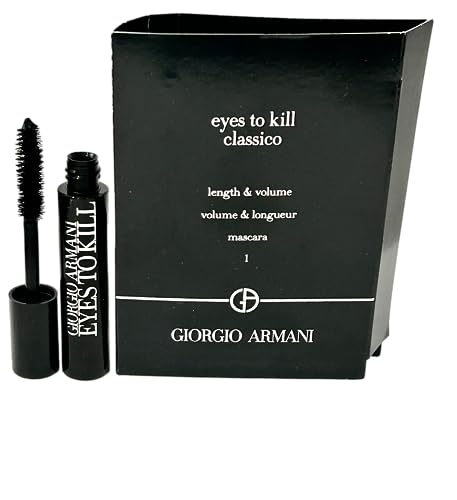 Giorgio Armani Mascara Eyes To Kill Classico Length & Volume - MINI TRAVEL SIZE - SMALL 2 ML 0.06 FL OZ