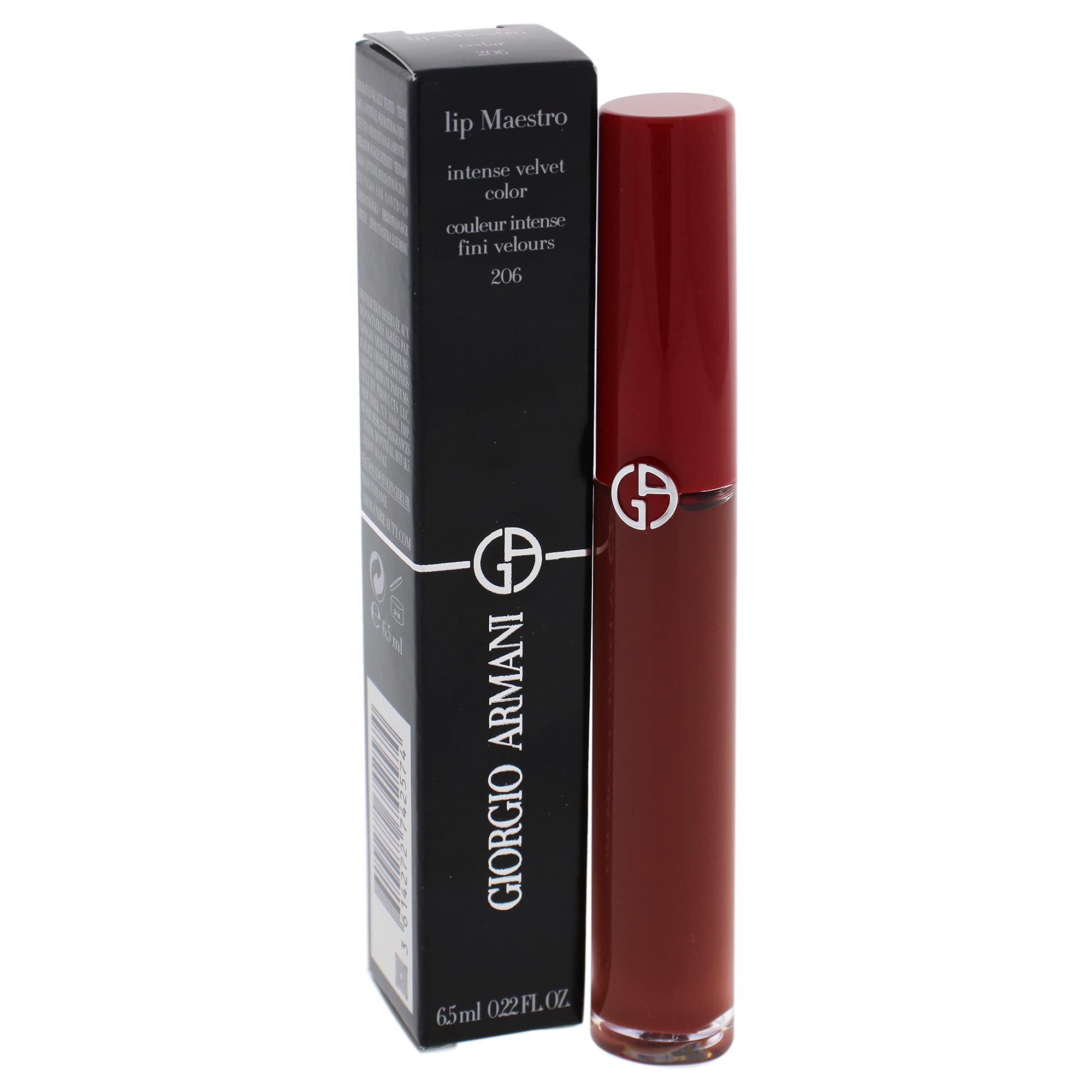 Giorgio Armani Lip Maestro Intense Velvet Color - 206 Cedar Women Lipstick 0.22 oz