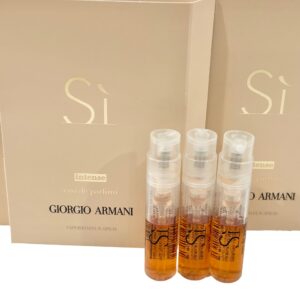 GIORGIO ARMANI Si INTENSE Sample Perfume Women Spray 1.2 ml / 0.04 oz - set of 3