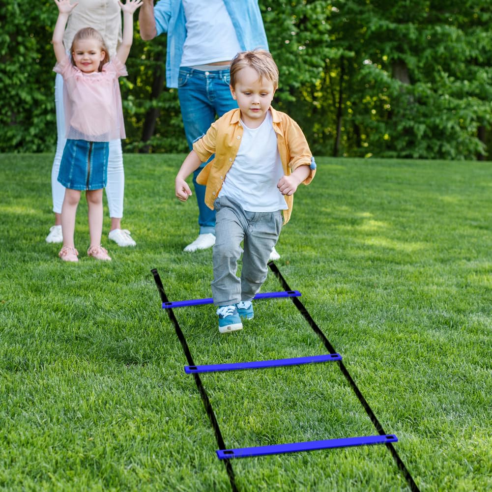 GHB Pro Agility Ladder Agility Training Ladder Speed 12 Rung 20ft with Carrying Bag