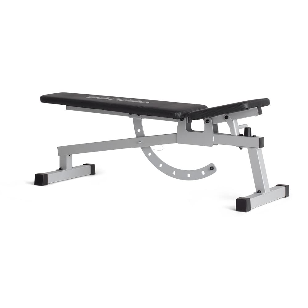 Weider Platinum Adjustable Bench with 16 Position Variations for Dumbbell and Body Weight Exercise