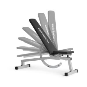 Weider Platinum Adjustable Bench with 16 Position Variations for Dumbbell and Body Weight Exercise