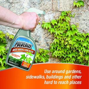 Pulverize PWBV-C-032, Brush Killer Concentrate Fast Acting, Non-Staining Weed Vine, 32 Ounce