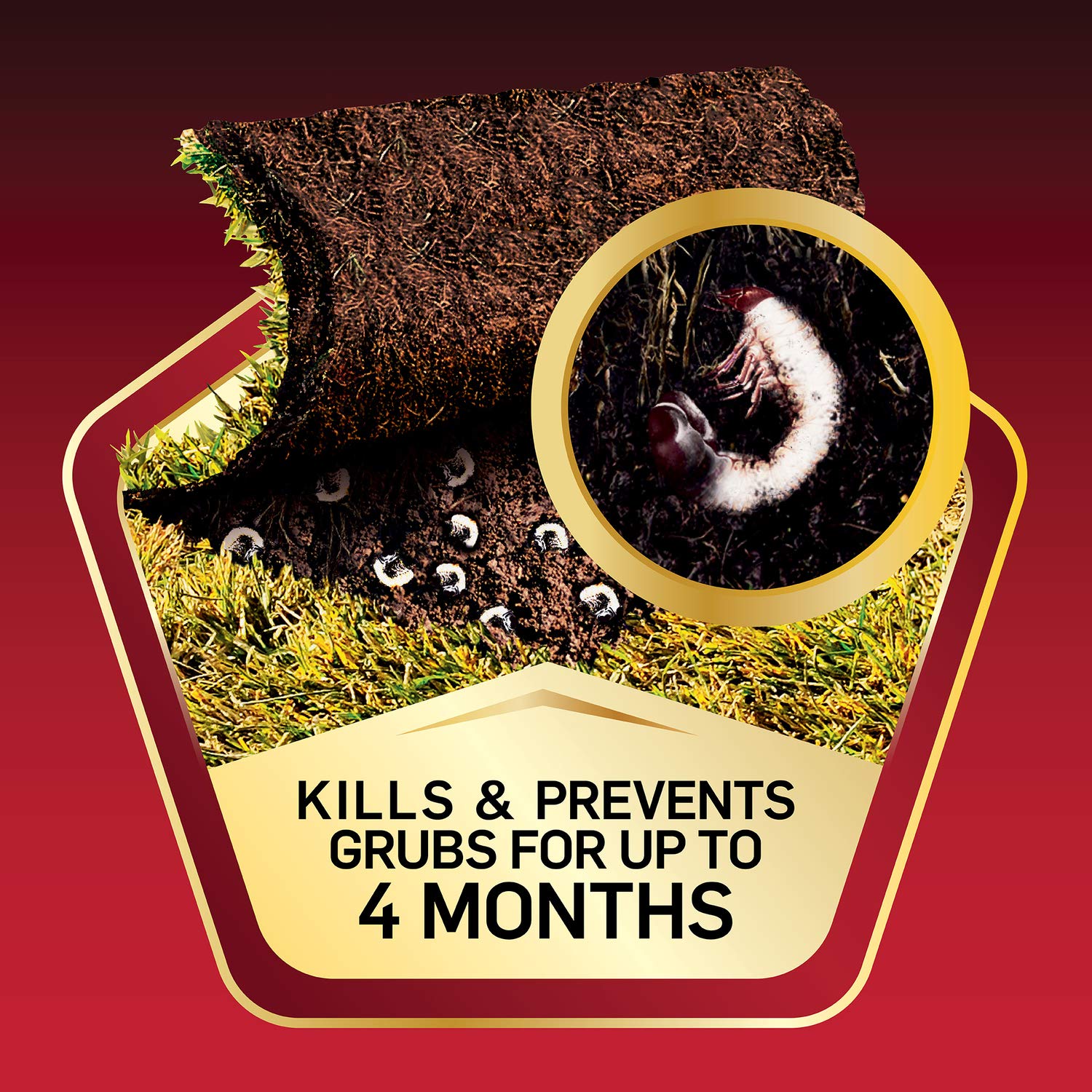 Scotts GrubEx1 Season Long Grub Killer Protects Lawns Up to 4 Months, 5,000 sq. ft., 14.35 lbs. (2-Pack)