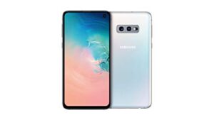 samsung galaxy s10e (128gb, 6gb) 5.8" amoled, snapdragon 855, 4g lte fully unlocked (at&t, verizon, t-mobile, googlefi) g970u (fast car charger bundle, prism white)