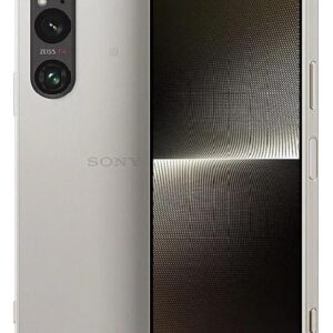 Sony Xperia 1 V 5G XQ-DQ72 Dual 512GB 12GB RAM Unlocked (GSM Only | No CDMA - not Compatible with Verizon/Sprint) GSM Global Model, Mobile Cell Phone – Silver