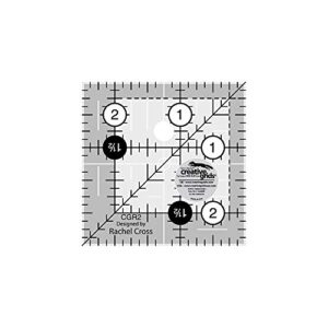 creative grids quilt ruler 2-1/2in square - cgr2