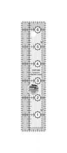 creative grids quilt ruler 1-1/2in x 6-1/2in - cgr1565