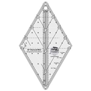 creative grids 60 degree mini diamond ruler - cgr60diamini