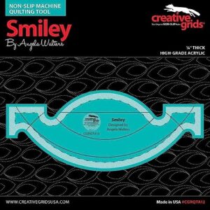 creative grids machine quilting tool smiley - cgrqta12