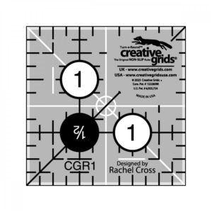 creative grids quilt ruler 1-1/2in x 1-1/2in square