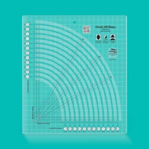 Creative Grids Ovals All Ways Quilt Ruler - CGRKAOVAL