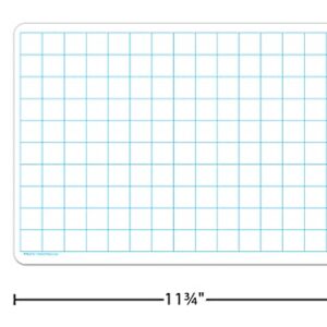 Teacher Created Resources TCR77253 Math Grid Dry Erase Boards, Set of 10, Multi